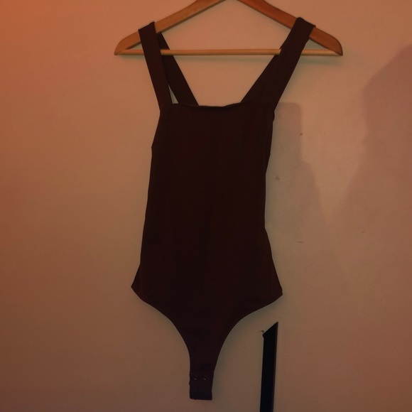 Dynamite | Tops | Dynamite Dark Chocolate Brown Bodysuit Never Worn ...
